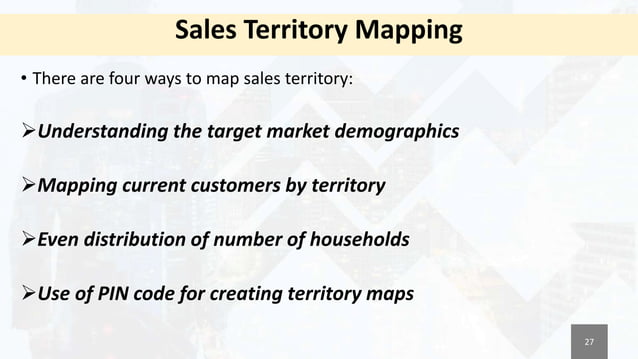 Management of Sales Territory.pptx | Sales | Business