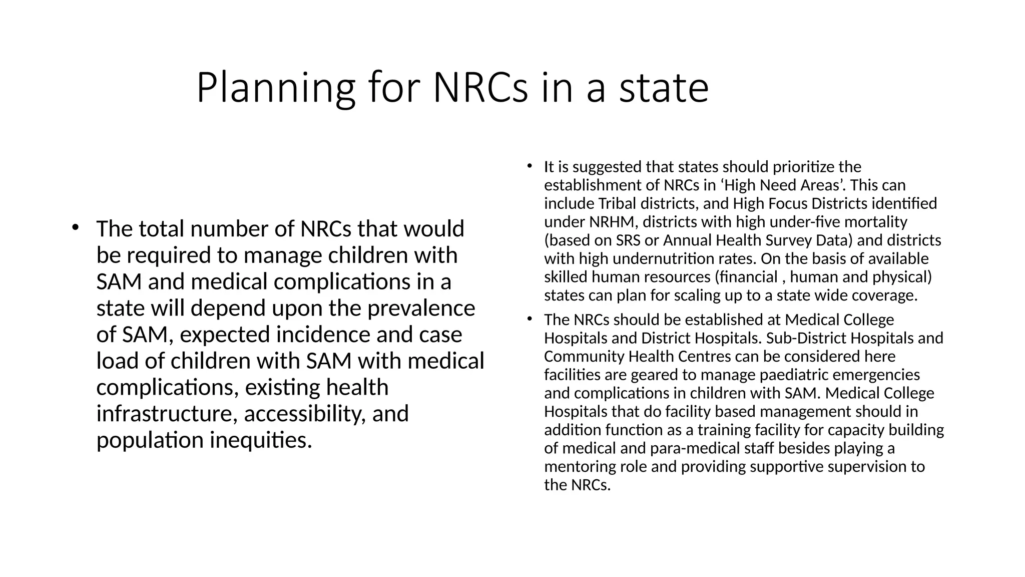 Management of SAM functioning of NRC.pptx
