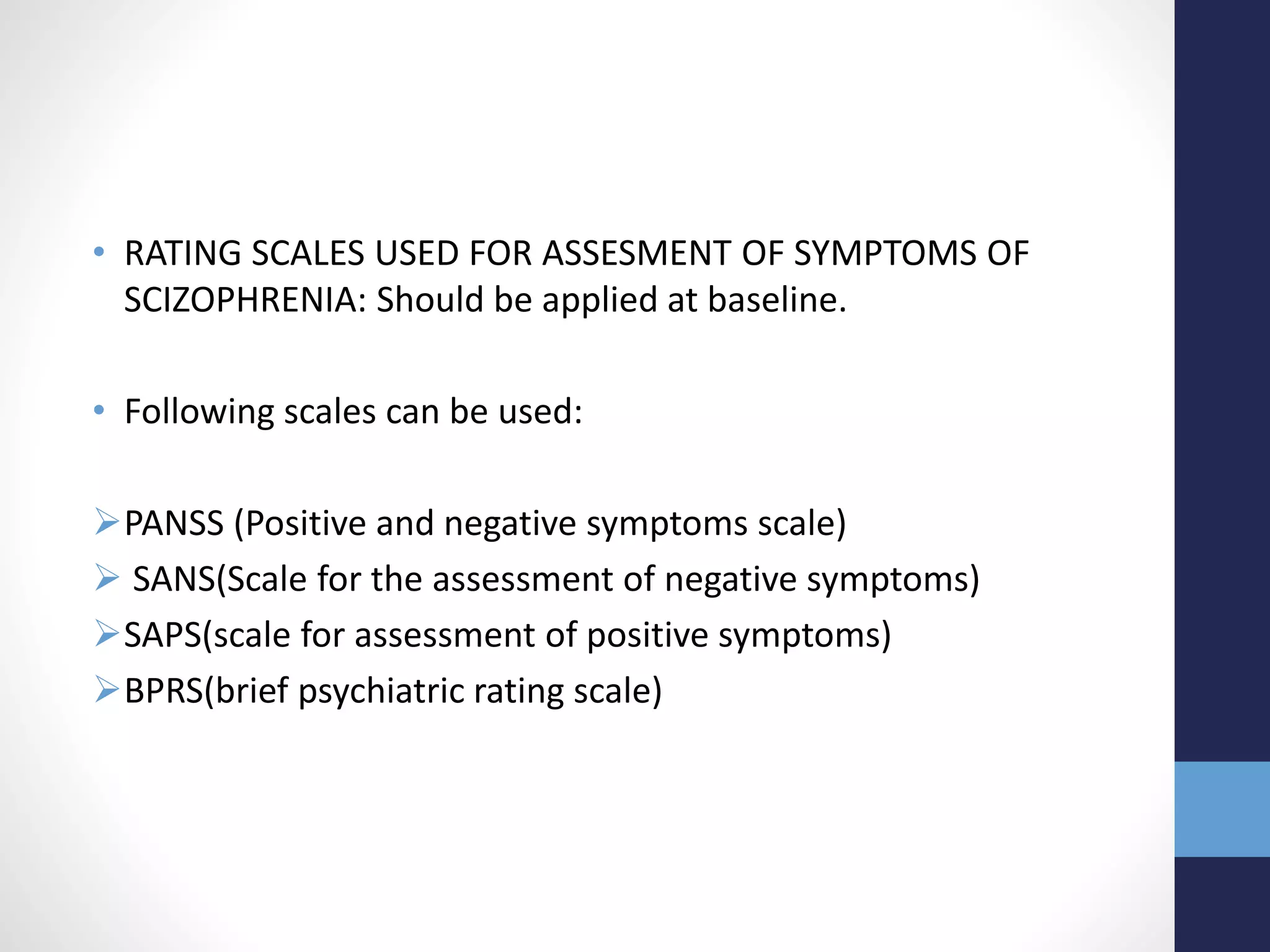 Management of schizophrenia | PPTX