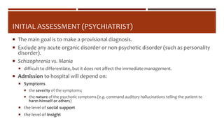 Management of schizophrenia | PPTX