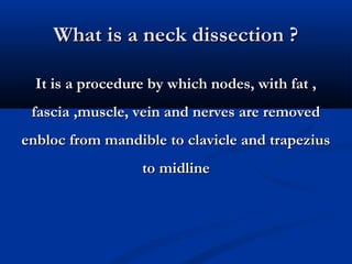 Management of secondaries neck with occult primary | PPT