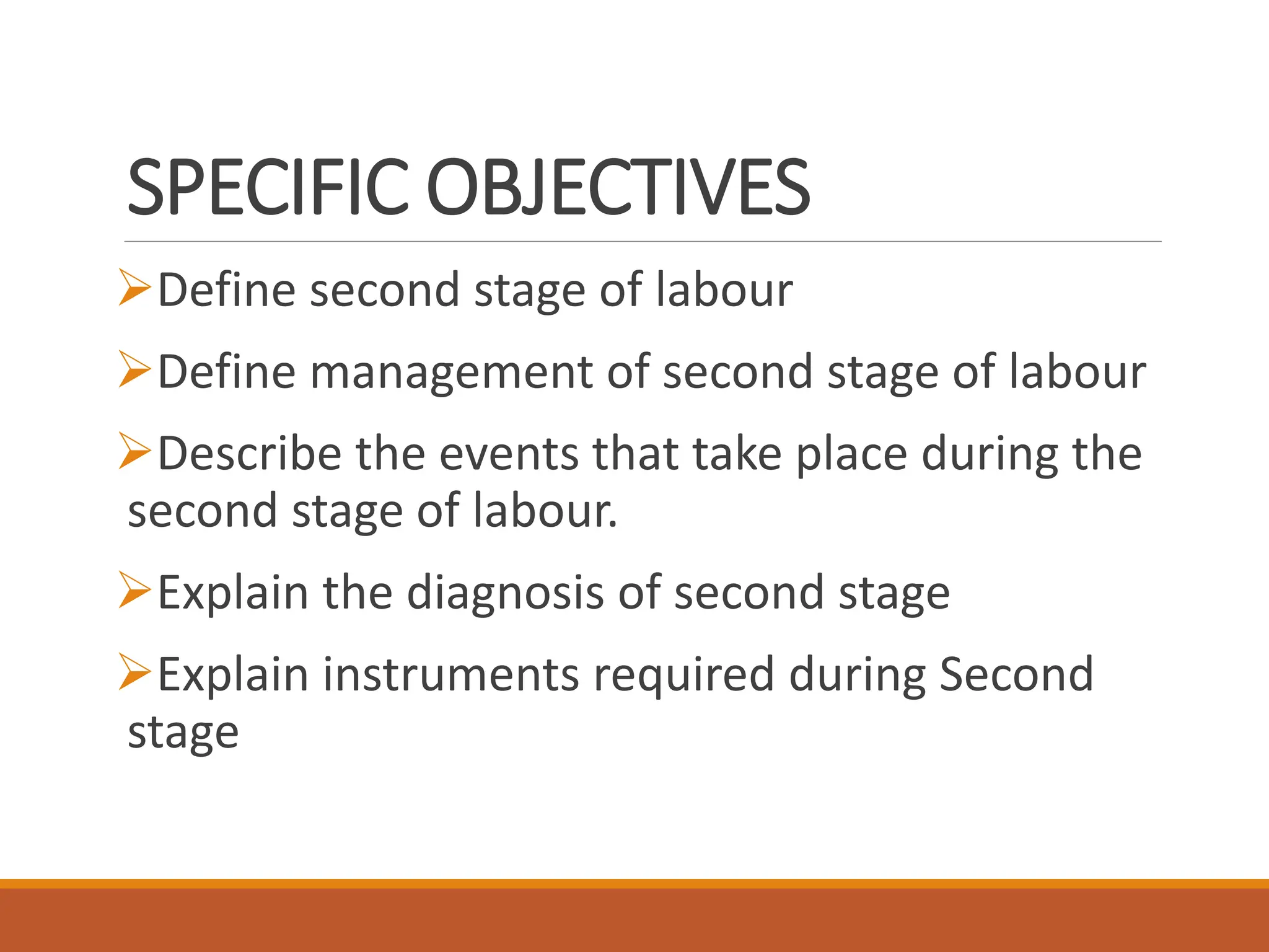 Management of second stage in labor.ppt.ppt | Pregnancy | Reproductive ...