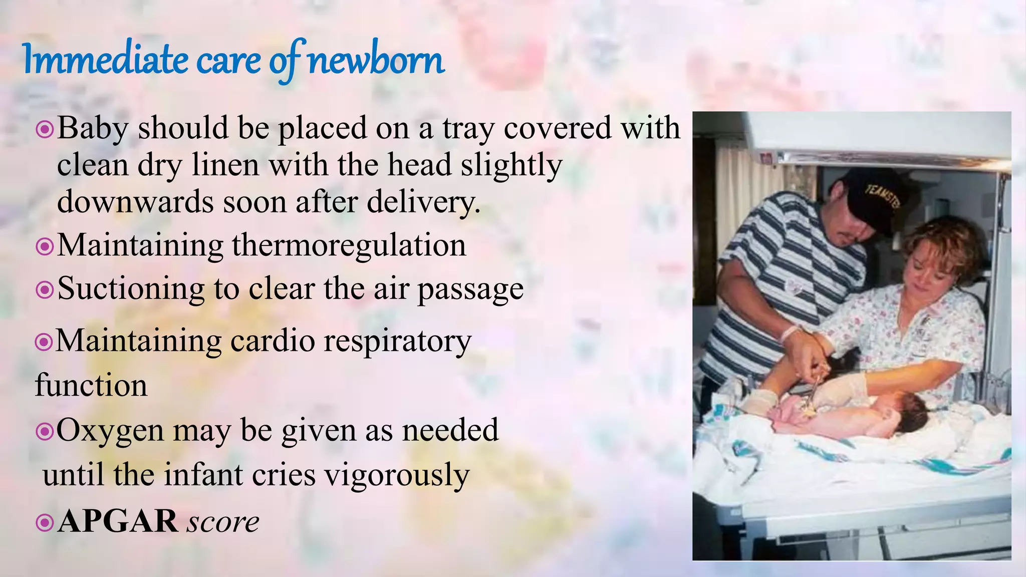 Management of second stage of labour | PPTX