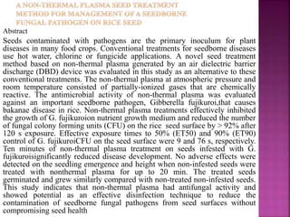Management of seed borne diseases | PPTX