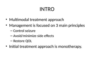 MANAGEMENT OF SEIZURE DISORDERS for .pptx