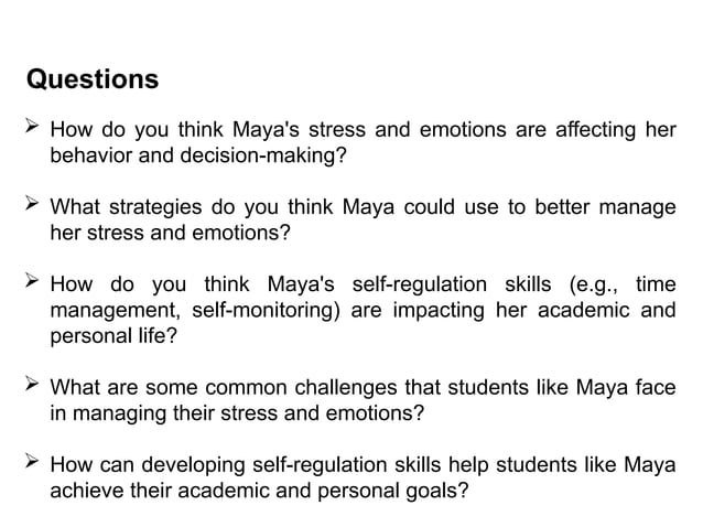 Management of self-regulation and stress - Practical Example.pptx