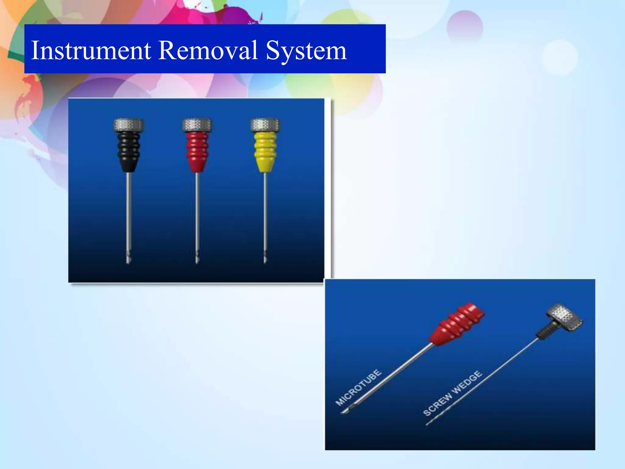 Management of seperated instruments- Dr.Jagadeesh kodityala | PPTX