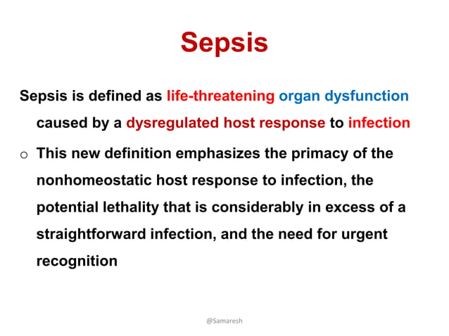 Management Of Sepsis And Septic Shock Ppt