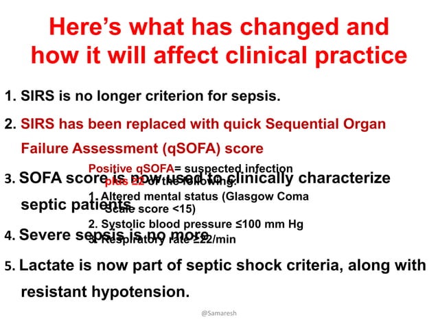 Management of sepsis and septic shock | PPTX | First Aid | Injuries