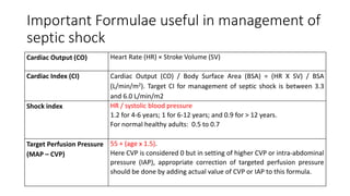 Management of sepsis and septic shock | PPTX
