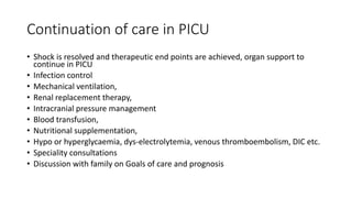 Management of sepsis and septic shock | PPTX