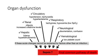 Management of sepsis and septic shock | PPTX