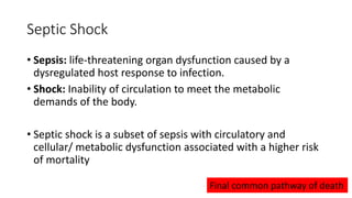 Management of sepsis and septic shock | PPT