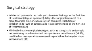 Management of severe acute pancreatitis | PPTX