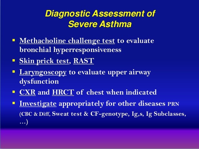Management of severe asthma an update 2014