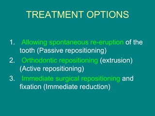 Management of severely intruded central incisor 1 | PPT