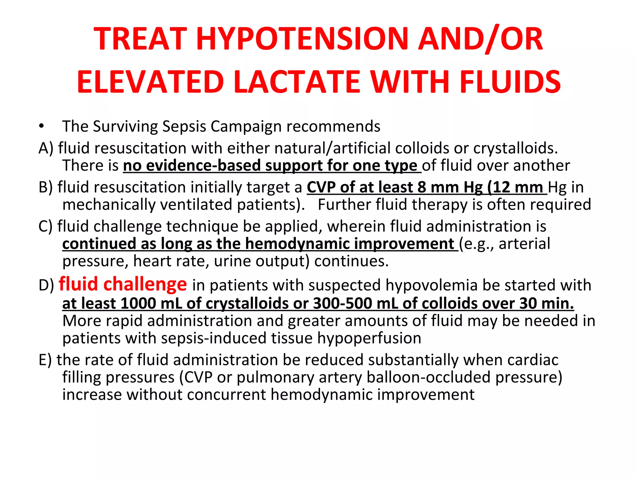 CME: Management of Severe Sepsis & Septic Shock | PPT