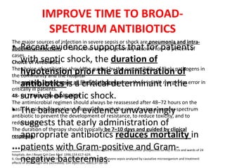 CME: Management of Severe Sepsis & Septic Shock | PPT