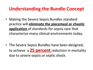 CME: Management of Severe Sepsis & Septic Shock | PPT