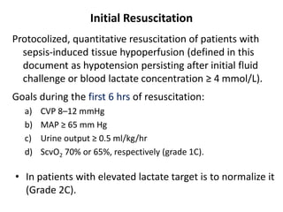 Management of severe sepsis & septic shock f | PPT