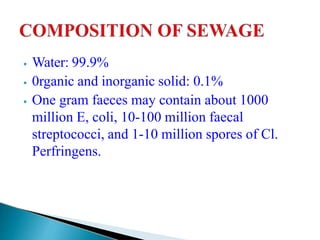 Management of sewage and sullage for wastewater management | PPTX