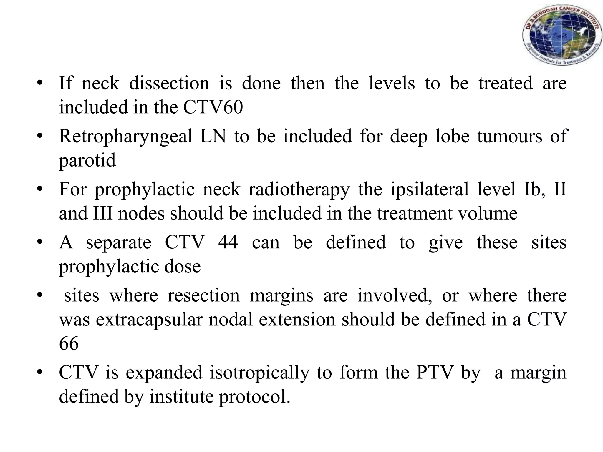 Management of salivary gland tumor | PPTX