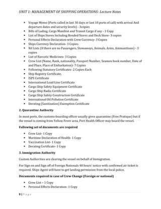 Management of shipping (1) | PDF