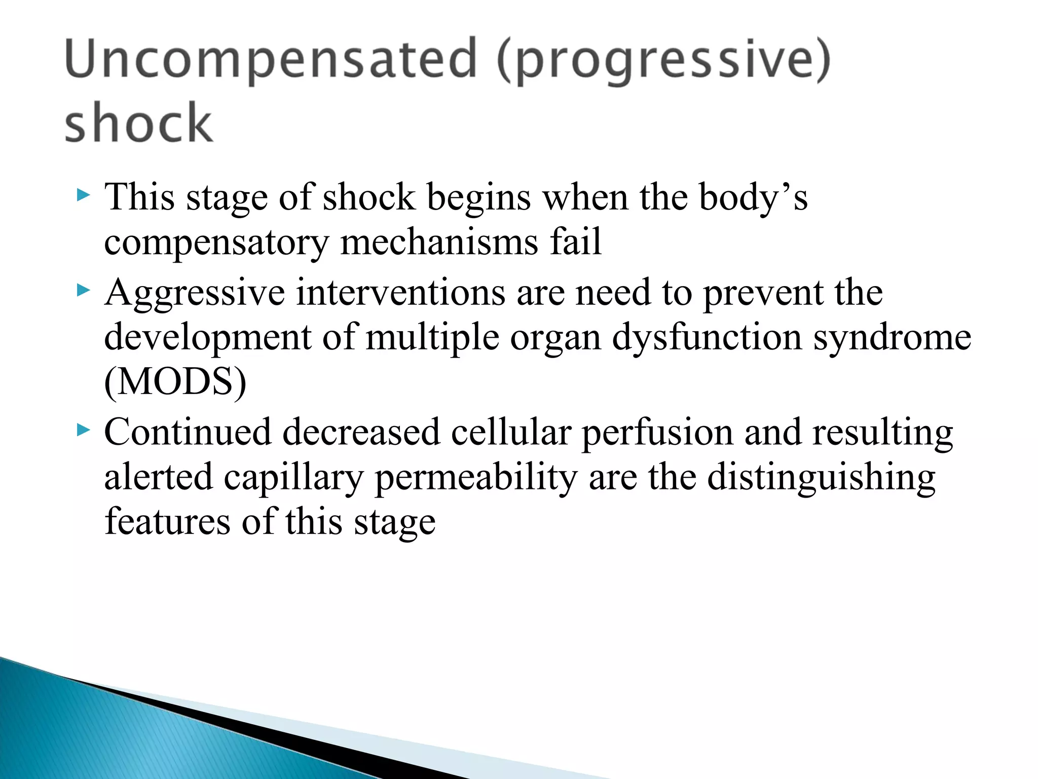 Management of shock | PPT