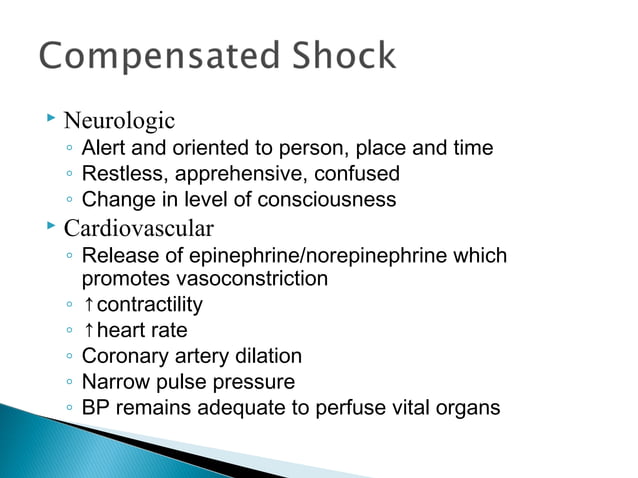 Management of shock | PPT