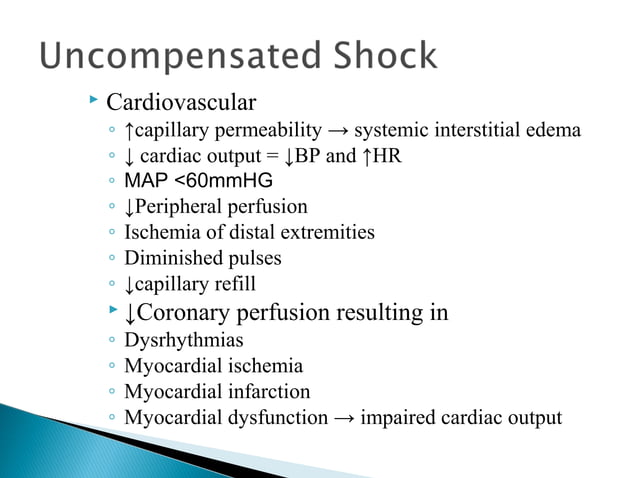 Management of shock | PPT