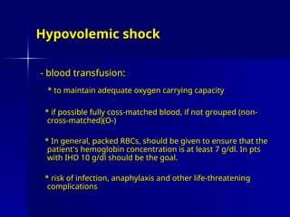 Comprehensive Management of Shock: Pathophysiology, Types, and ...