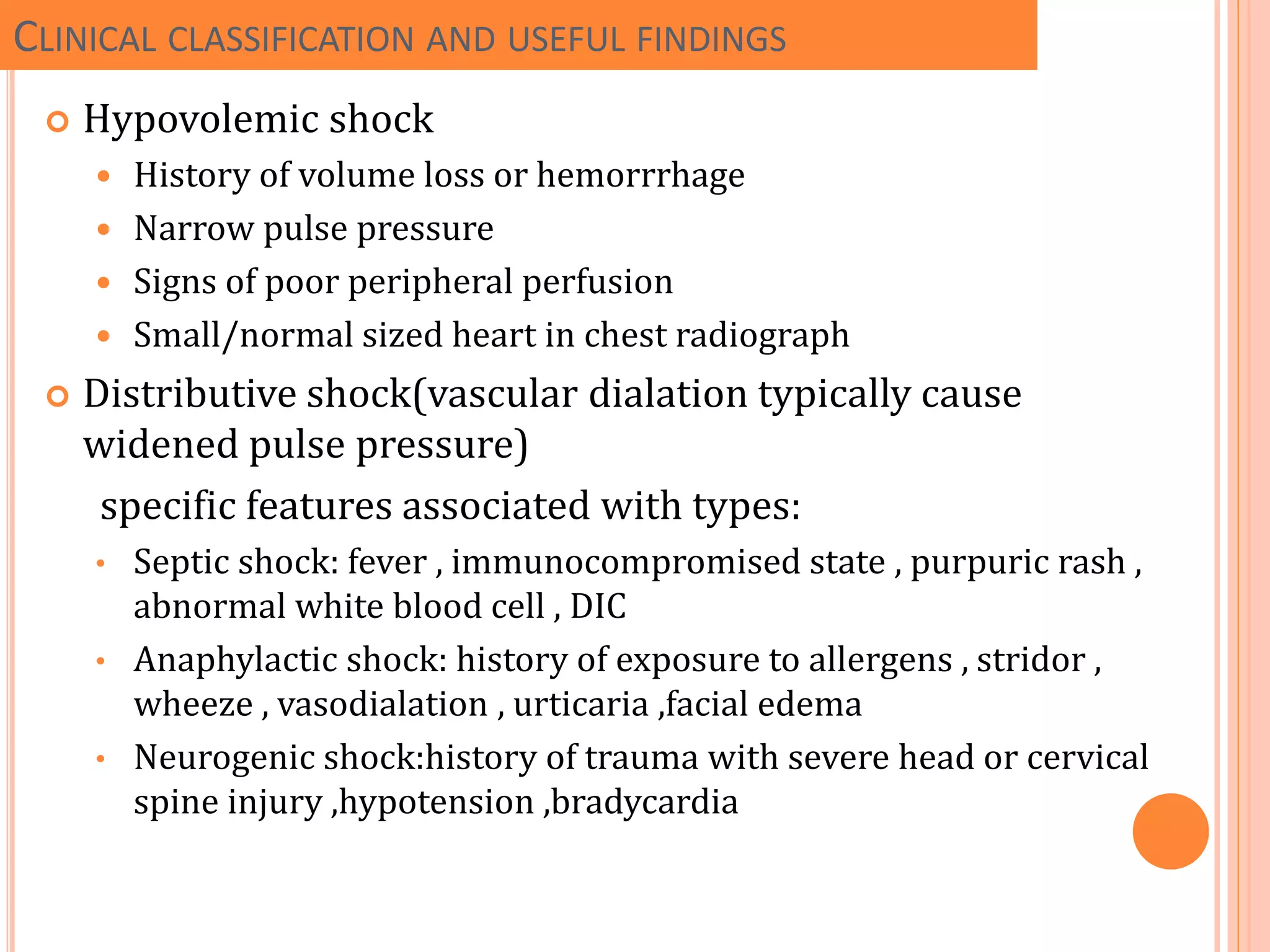 Management of shock in children | PPTX
