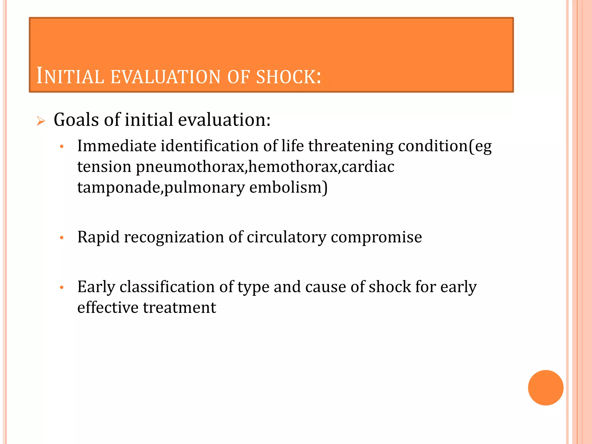 Management of shock in children | PPTX