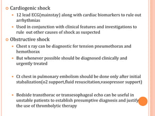 Management of shock in children | PPTX