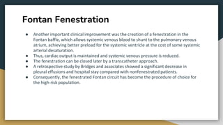 Management of Single Ventricle and evolution of Fontan surgery.pptx