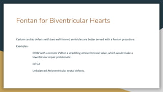 Management of Single Ventricle and evolution of Fontan surgery.pptx