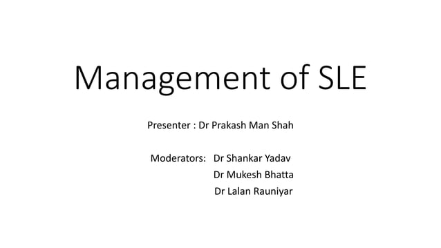 management of SLE.pptx