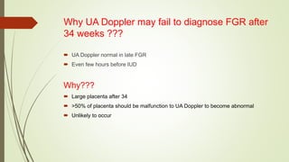 Management of small for gestational age fetus | PPTX