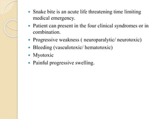 MANAGEMENT OF SNAKE BITE.pptx