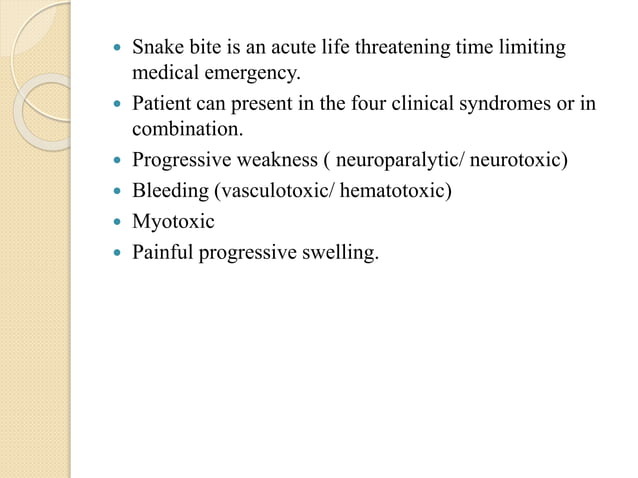 MANAGEMENT OF SNAKE BITE.pptx