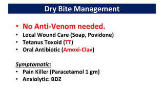 Management of 'Snake Bite' Ahmed Tanjimul Islam.pptx