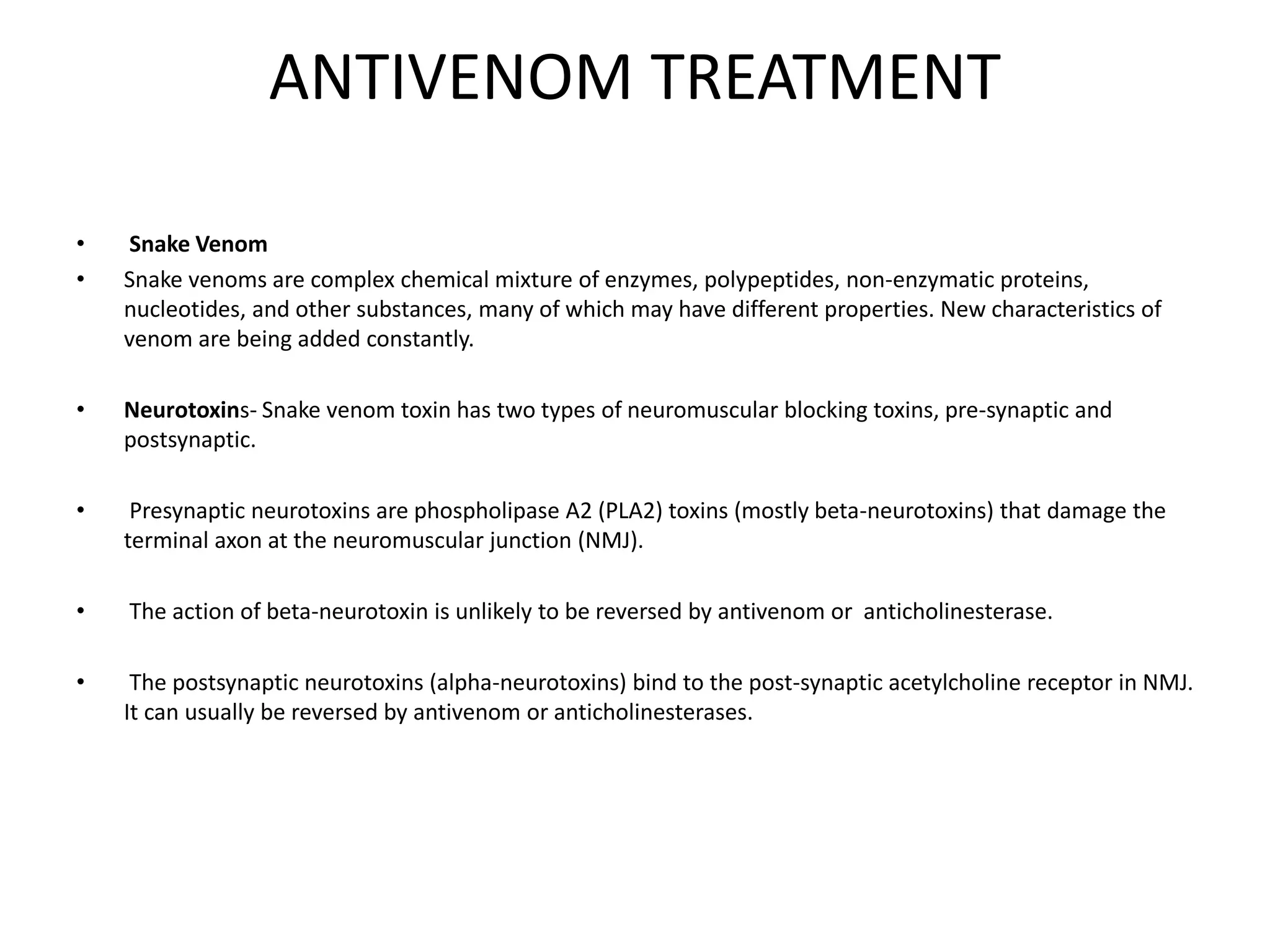 Management of snakebite envenoming(first aid treatment and transport | PPTX