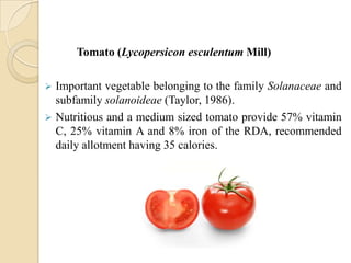 Management of soft rot (erwinia caratovora subsp. caratovora) of tomato ...