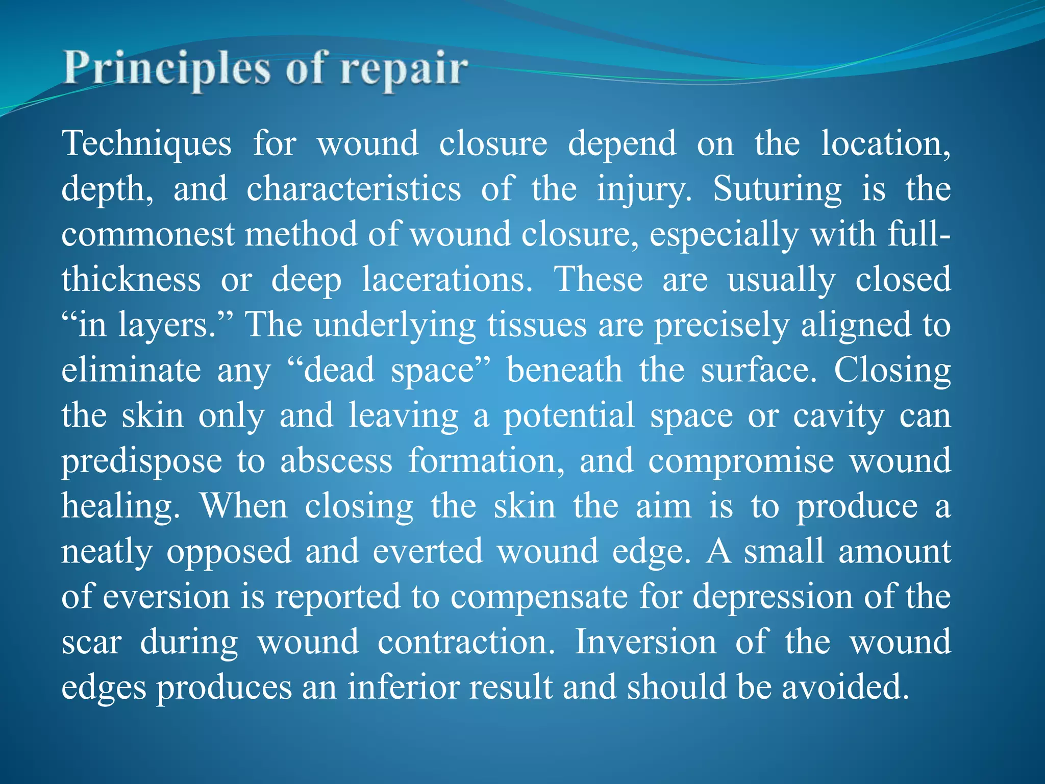 Management of soft tissue injuries in facial trauma | PPTX