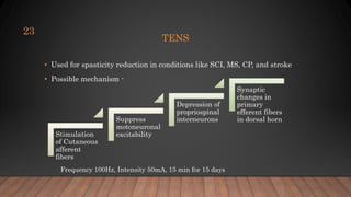Management of spasticity | PPTX