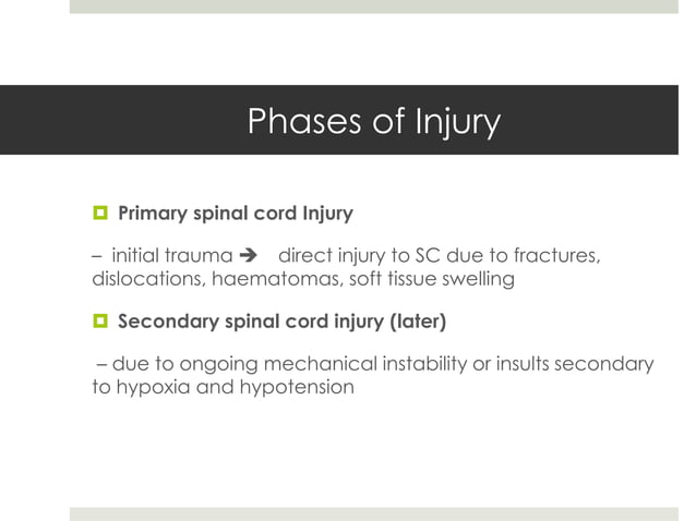 Management of spinal trauma | PPTX