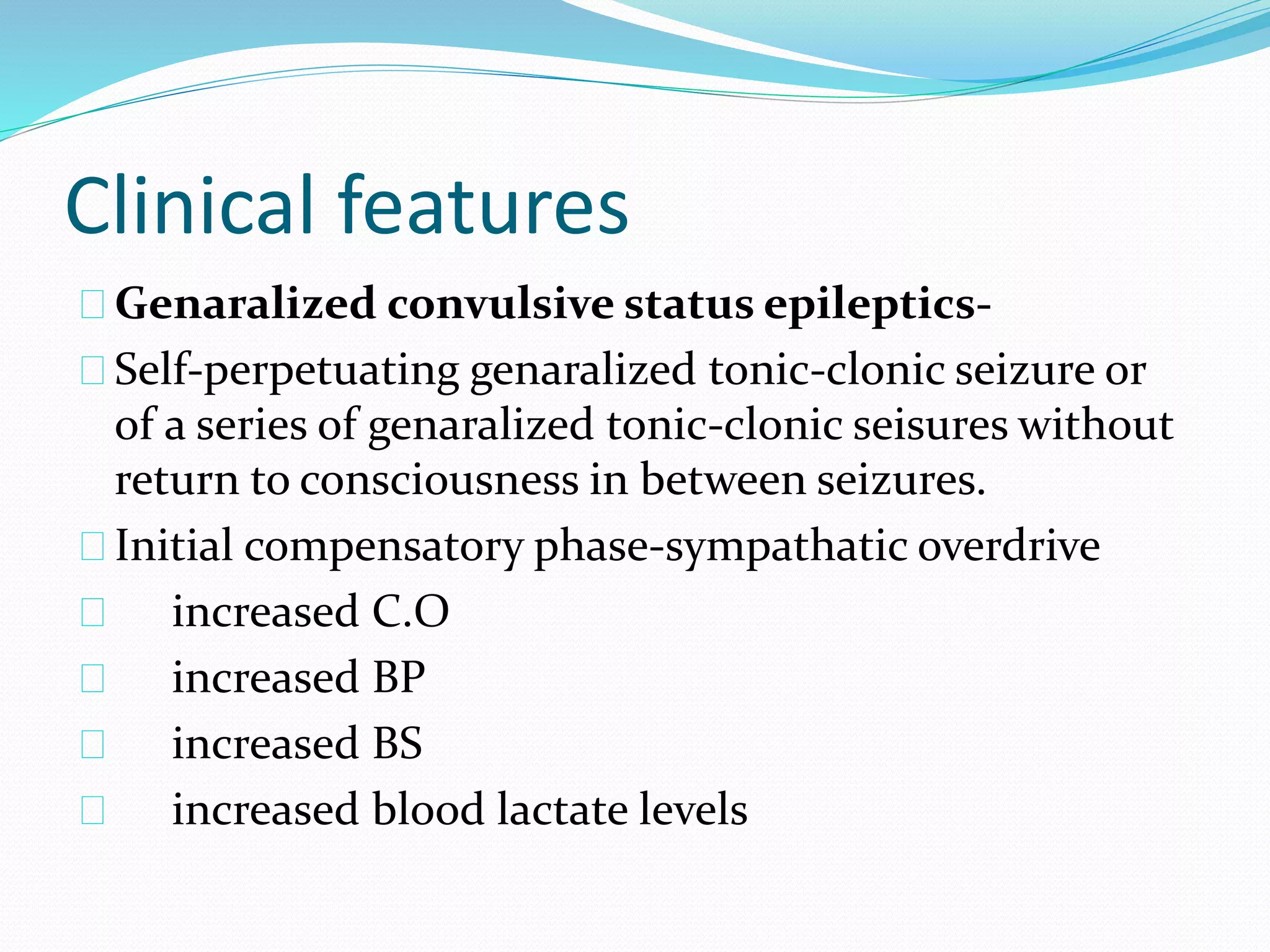 Management of status epilepticus an update | PPTX