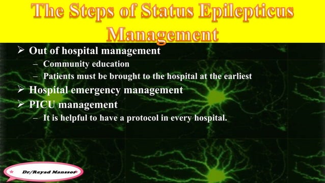 Management of status epilepticus in children | PPT