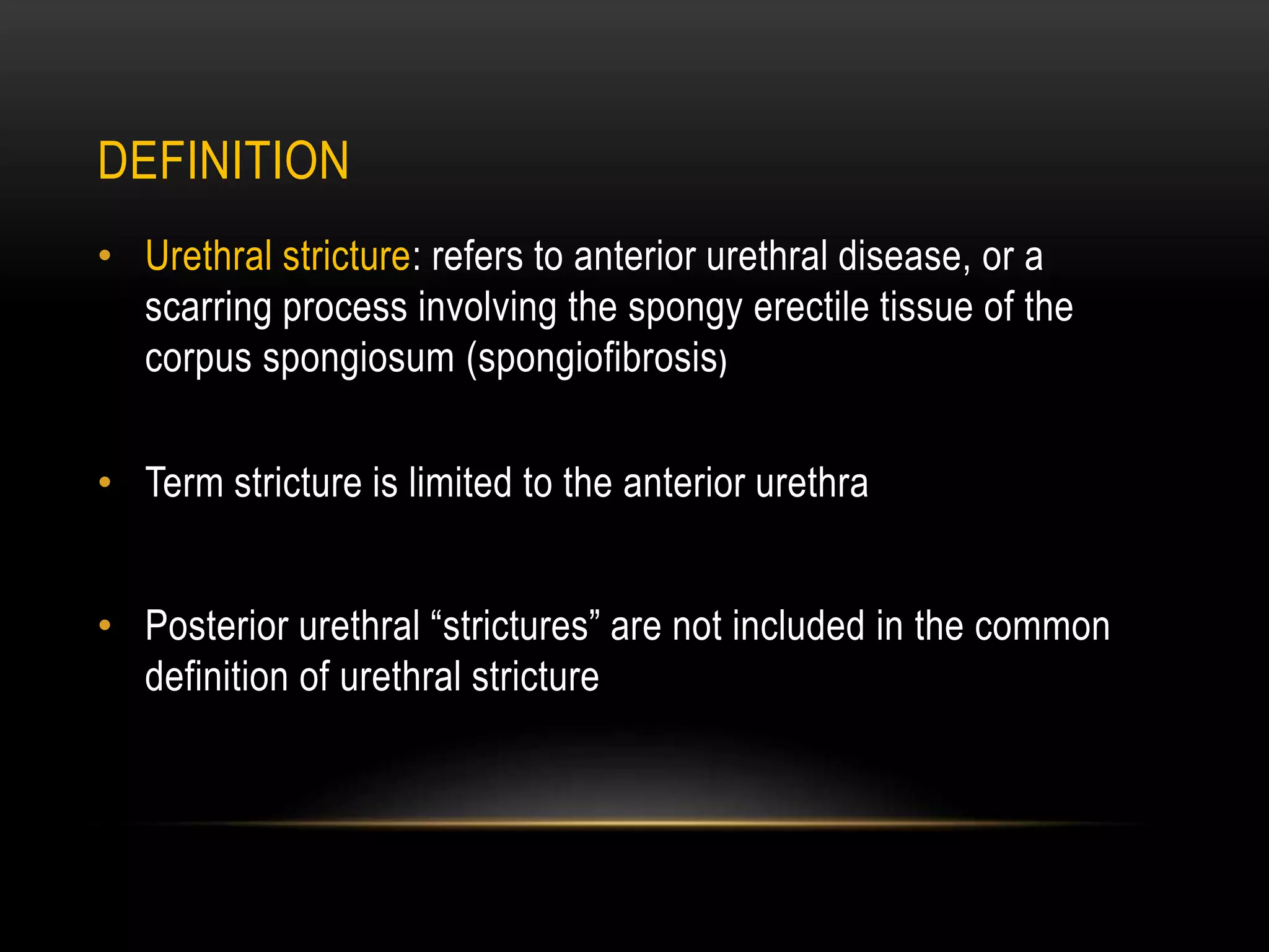 Management of stricture urethra | PPTX