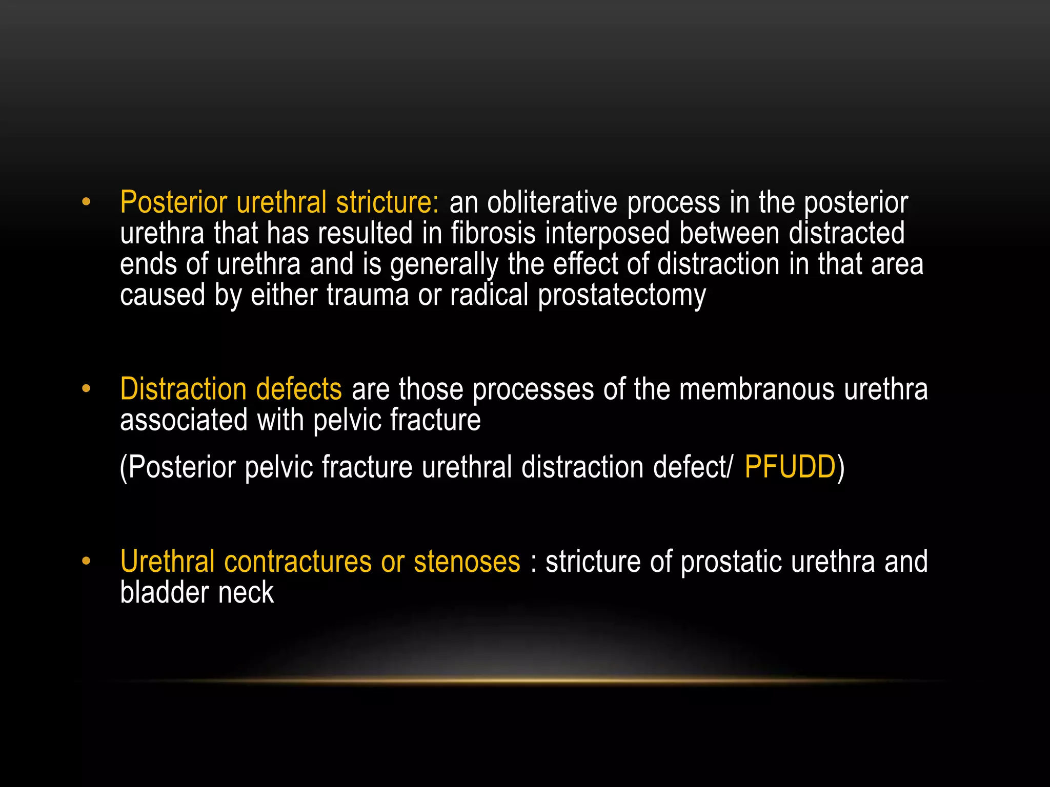 Management of stricture urethra | PPTX